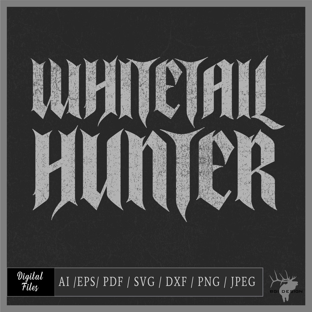Whitetail Hunter Rock Eps / Ai / Svg / Dxf / Pdf/ Png / Jpeg Hunting ...