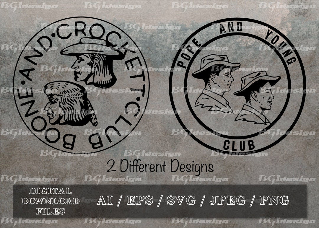 Boone & Crockett Club Vector Eps / Ai / Svg / Png Hunteing - Etsy
