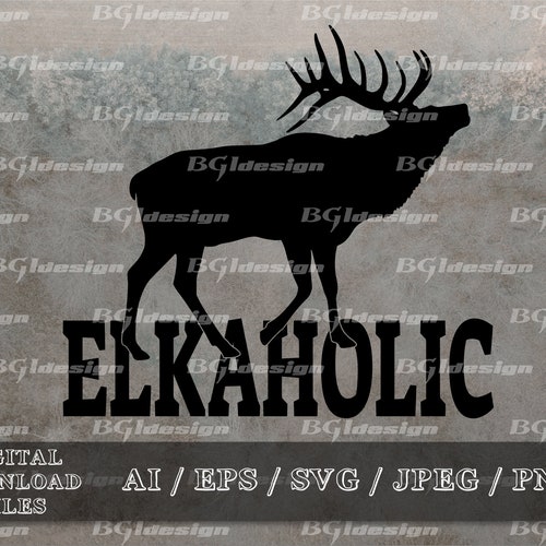 Bugling Elk 2 Vector Eps / Ai / Svg / Png Bull Elk - Etsy