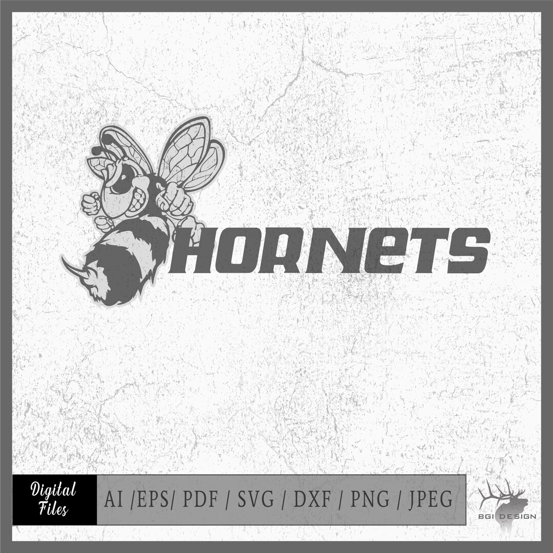 Hornets Vector Files .ai / .eps / Pdf / Svg / Jpeg / Png Hornets Mascot ...