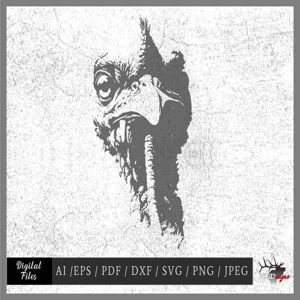 Turkey Head Svg - Etsy