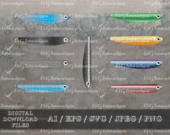 Fishing Lure Vector | Etsy