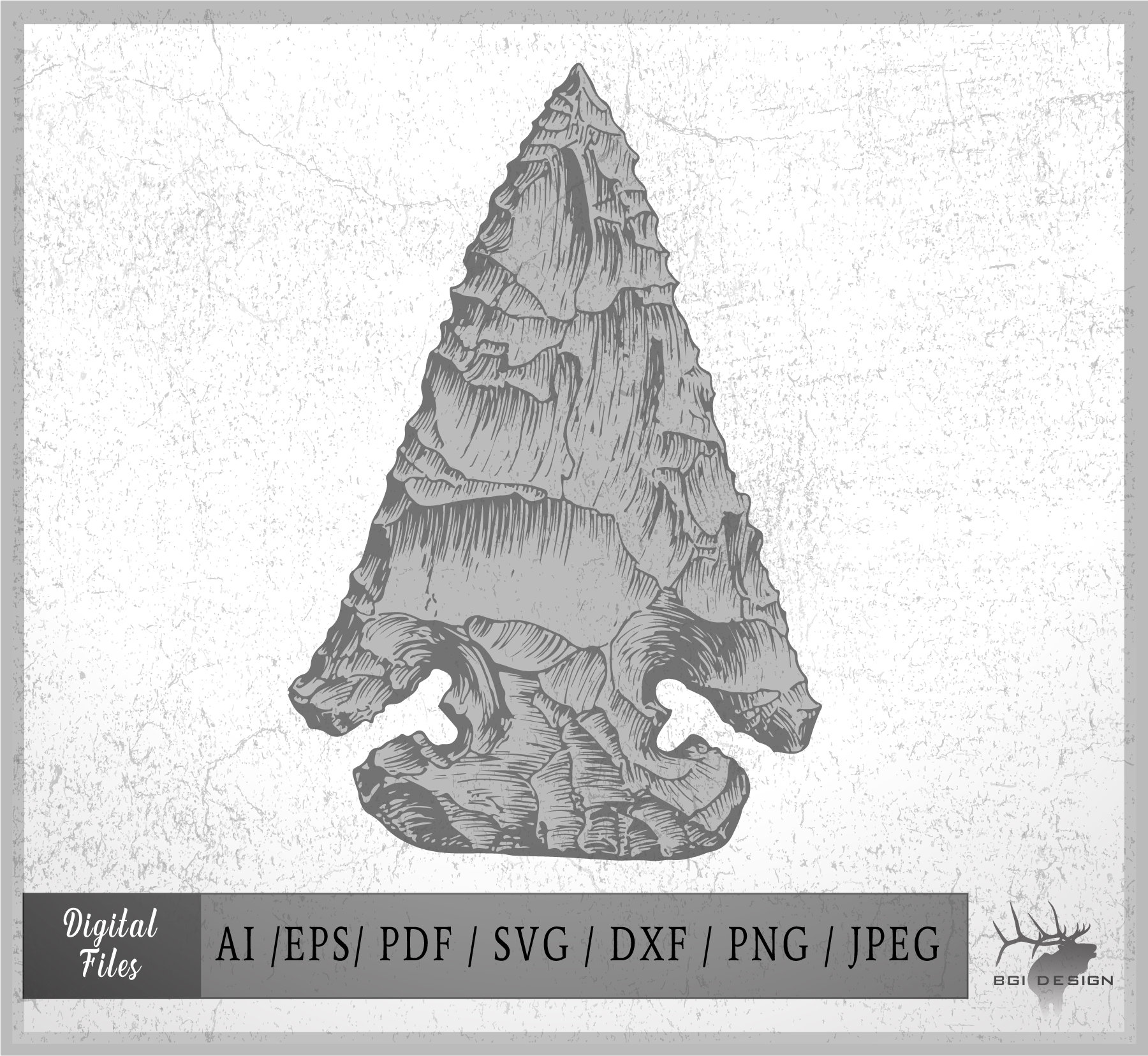 Simple Arrowhead Drawing