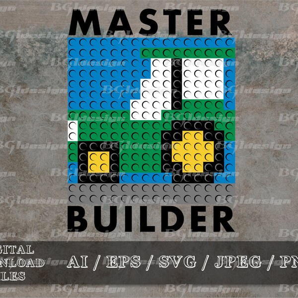 The Master Builder Svg - Etsy