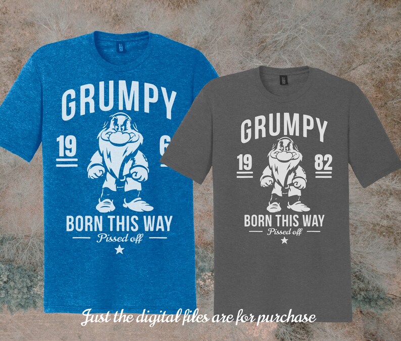 Grumpy Vector Eps / Ai / Svg / Pdf / Png Birthday Design - Etsy