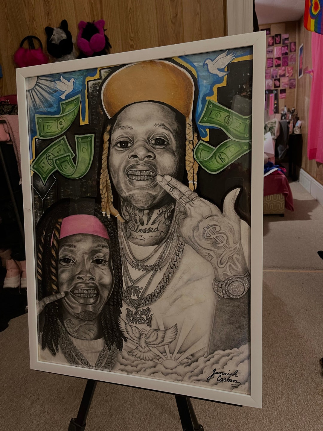 Lil Durk & Von Portrait - Etsy