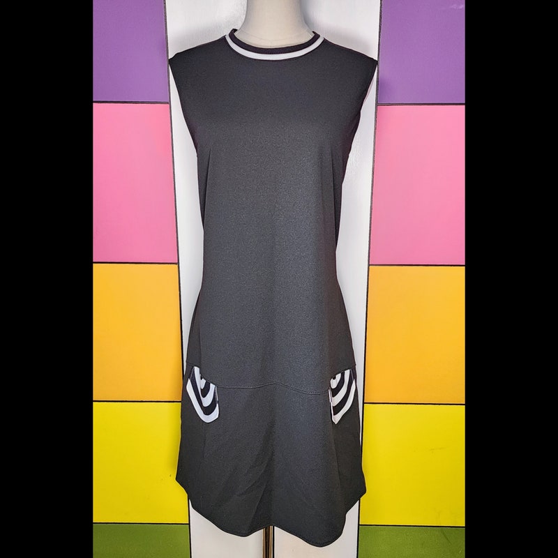 60s Mod Mini Dress - Etsy