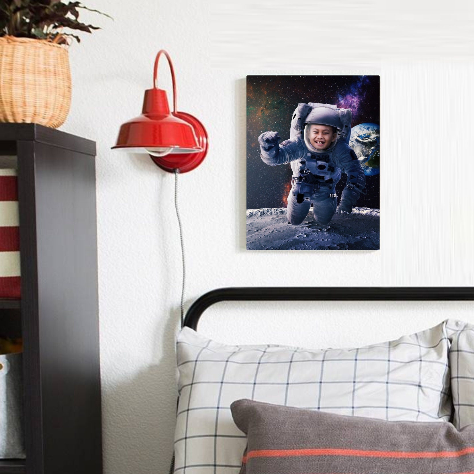 Custom Astronaut Portrait From Photo Personalized Austronaut - Etsy