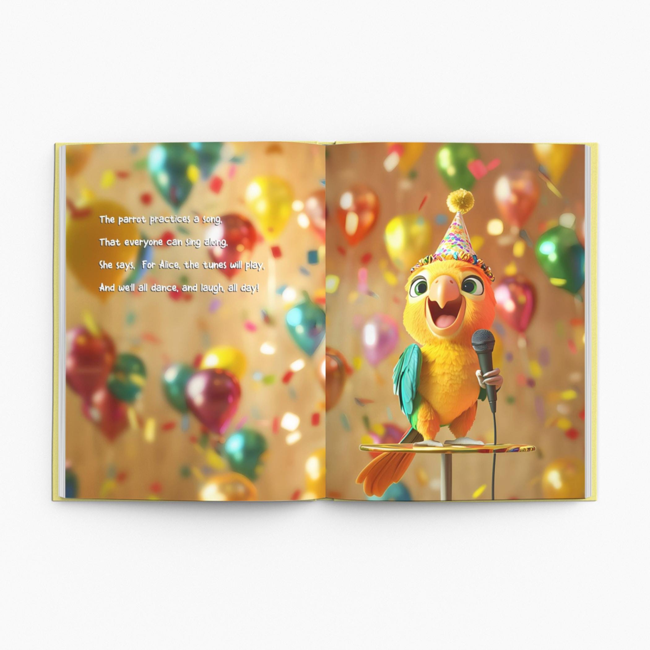 Personalized Birthday Book, My Happy Birthday Book, Kids Birthday Book ...