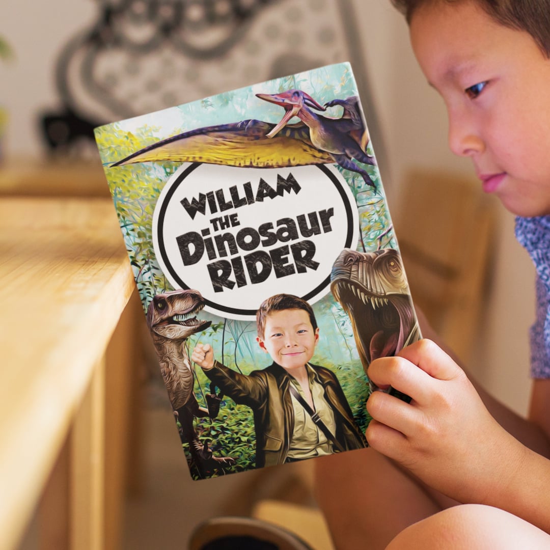 Personalized Children's Book, the Dinosaur Rider Custom Book, Children ...