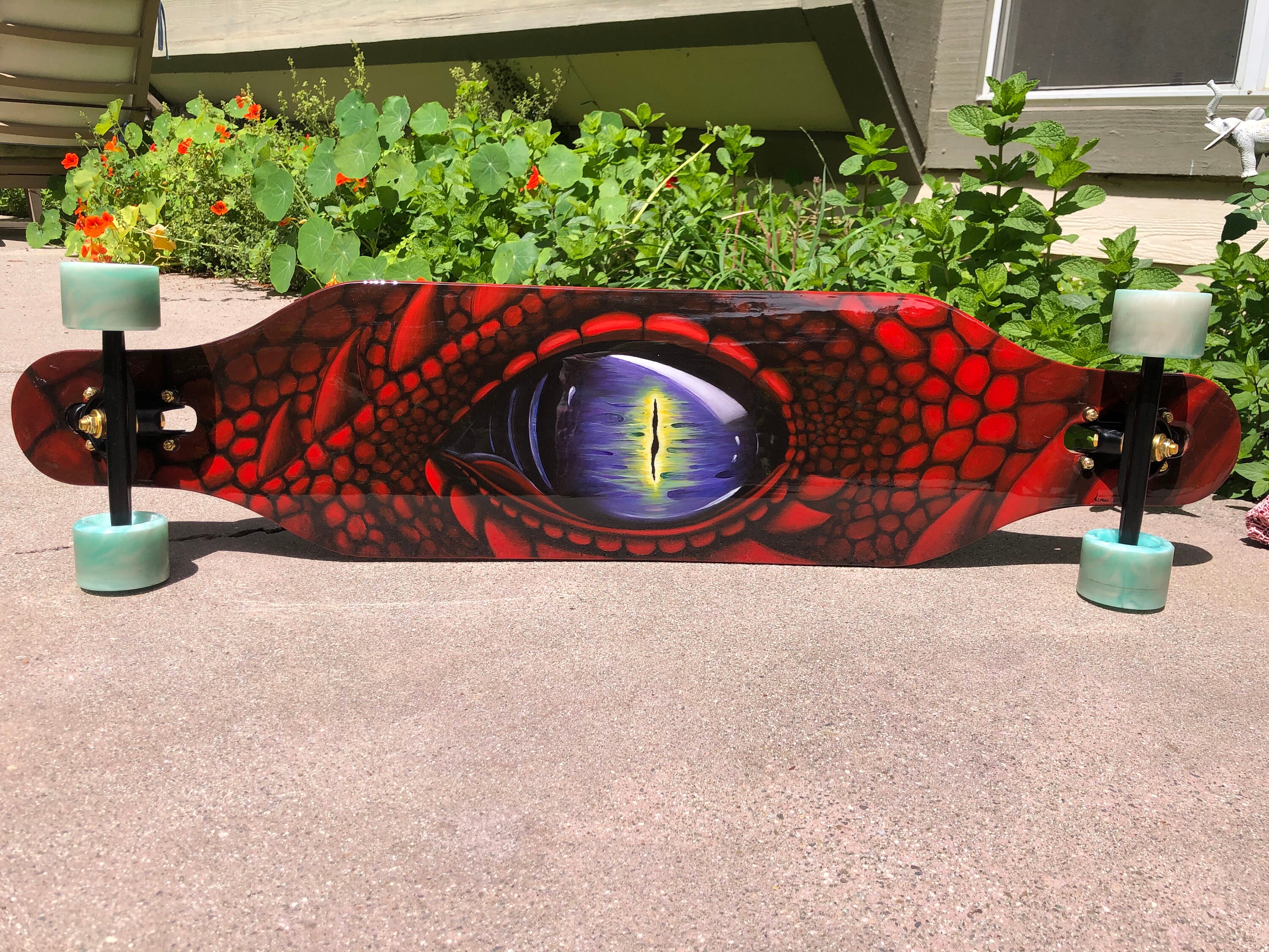 Sports & Outdoor Recreation Skateboarding Helmet Art! Custom Skateboard ...