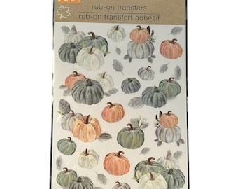 Crafters Square Rub on Transfers for FALL Fall Leaves Rub on - Etsy