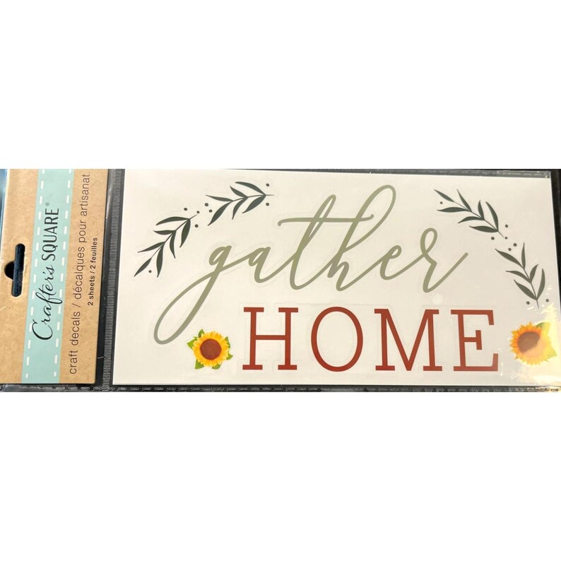 Crafters Square, Decal, Craft Decal, Two Designs, 9 " X 4.5", Love ...