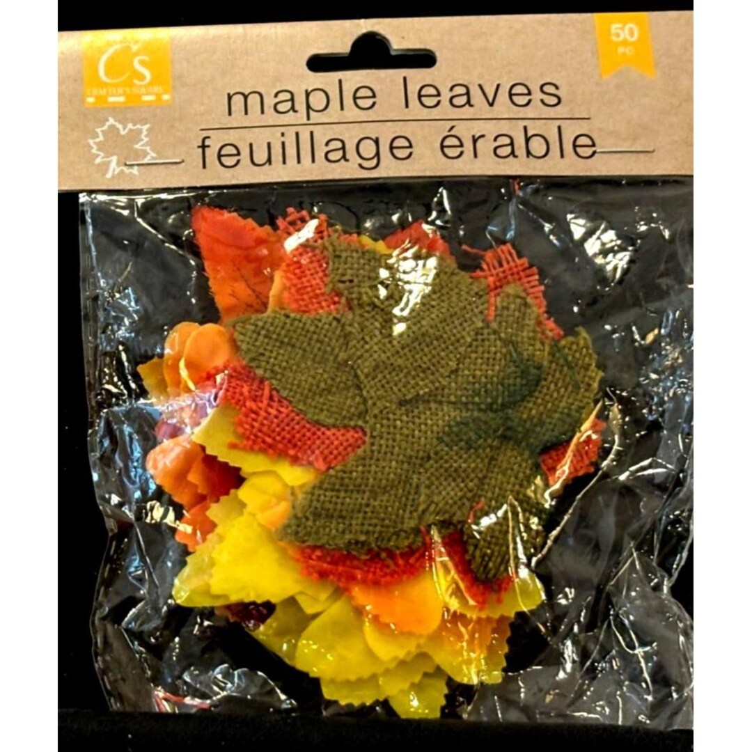 Fall Maple Leaves, 50 Small Leaves, Various Colors, Textures, Fall ...