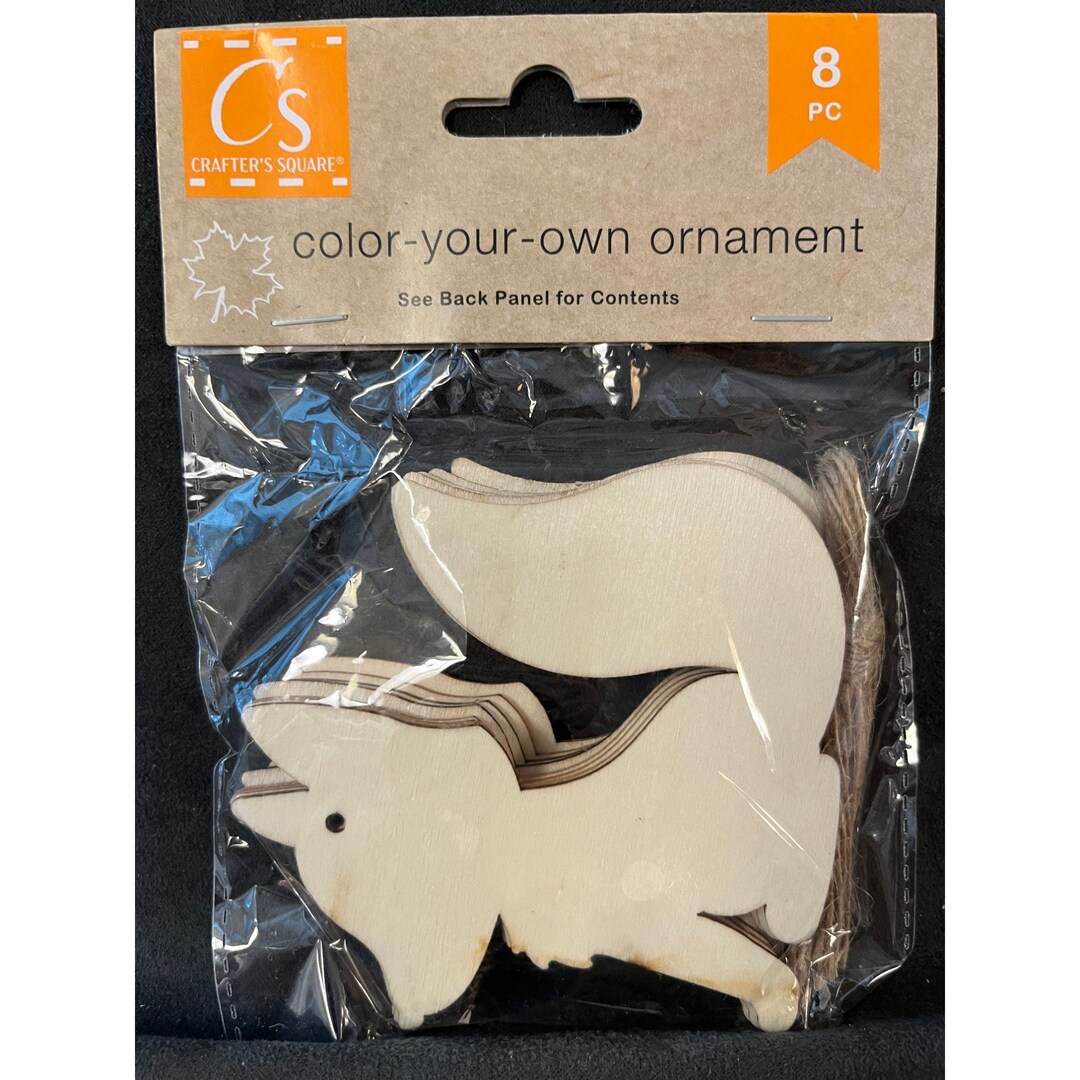 Cute Fox Wood Cutouts With Jute Hangers for Crafting - Etsy