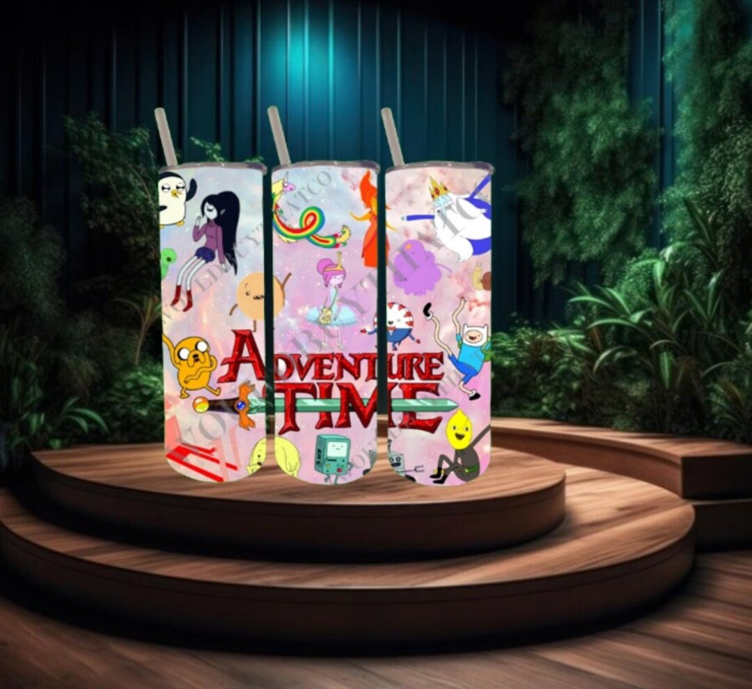 Adventure Time Frosted Glass/ Frosted 25oz. Skinny Tumbler/ - Etsy