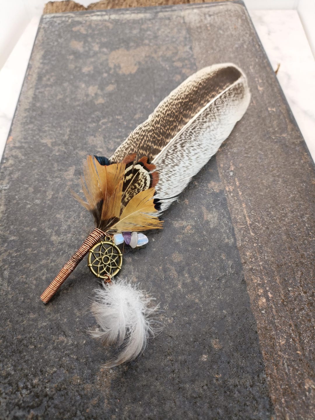 Eagle Dreamweaver Wand – for Lucid Dreaming, Intuition, Dream Magic and ...