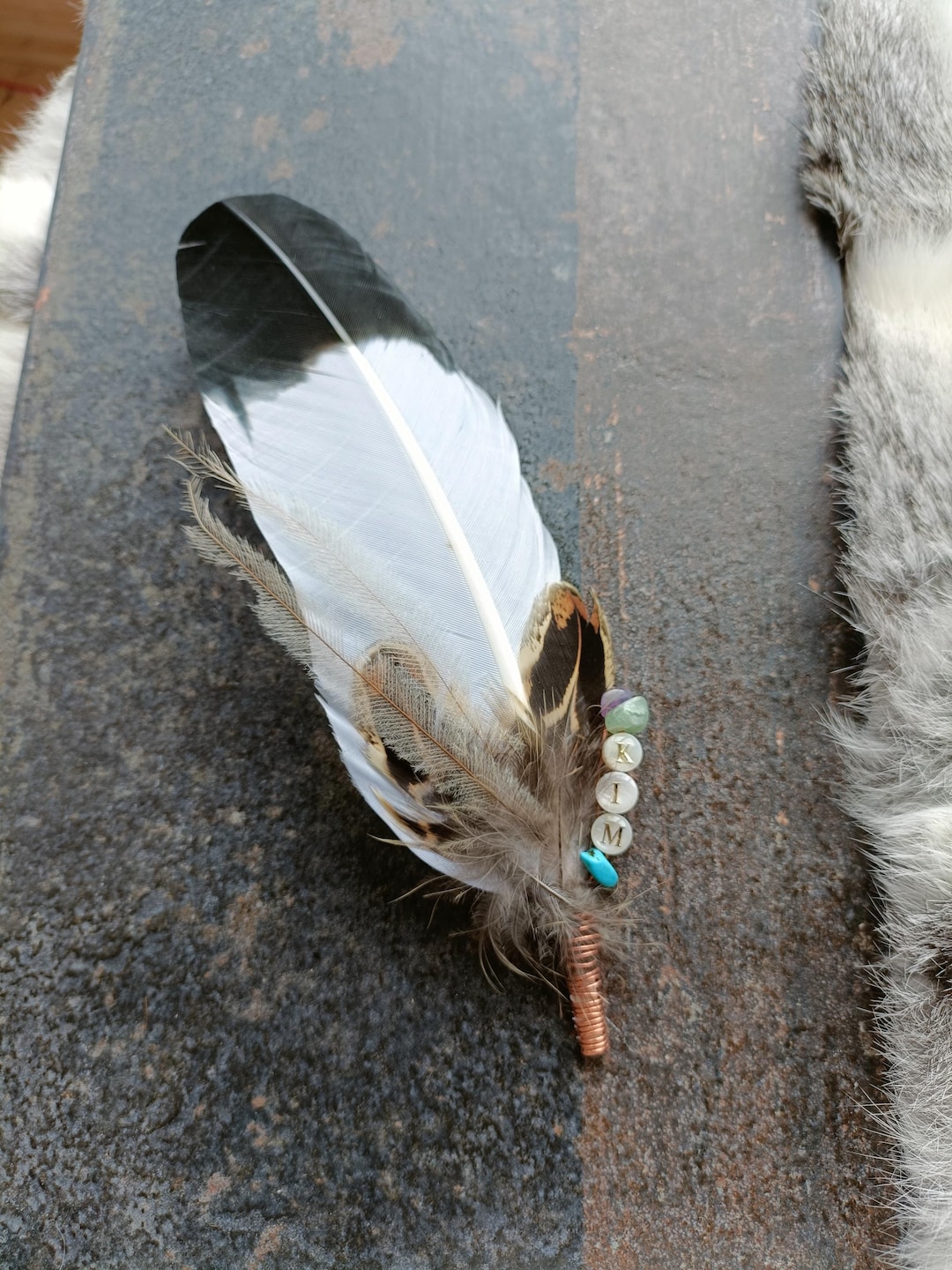 Custom Made Eagle Feather Wand Handmade. - Etsy