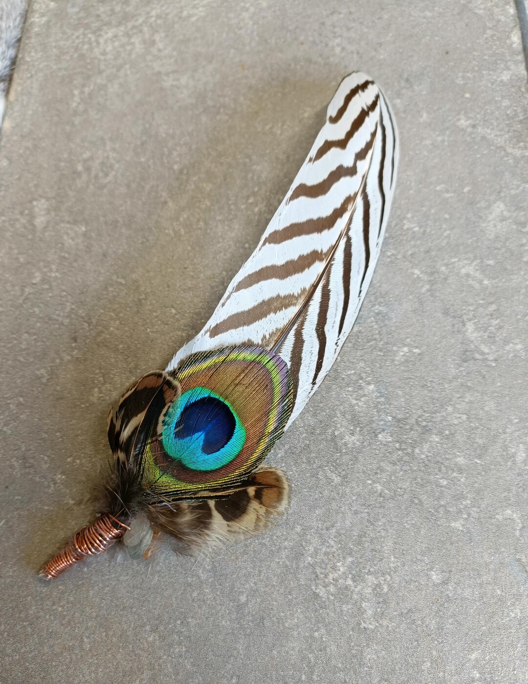 Ethical Feather Wand for Spiritual Ceremonies With Crystals - Etsy