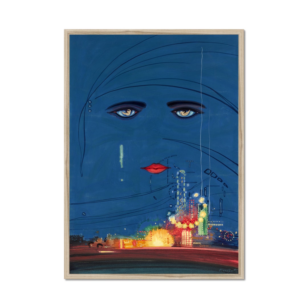 The Great Gatsby Book Cover Poster - Etsy UK