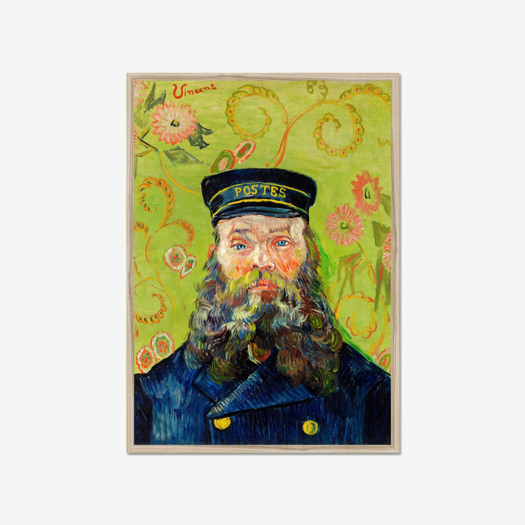 Van Gogh Painting, Postman Poster - Etsy