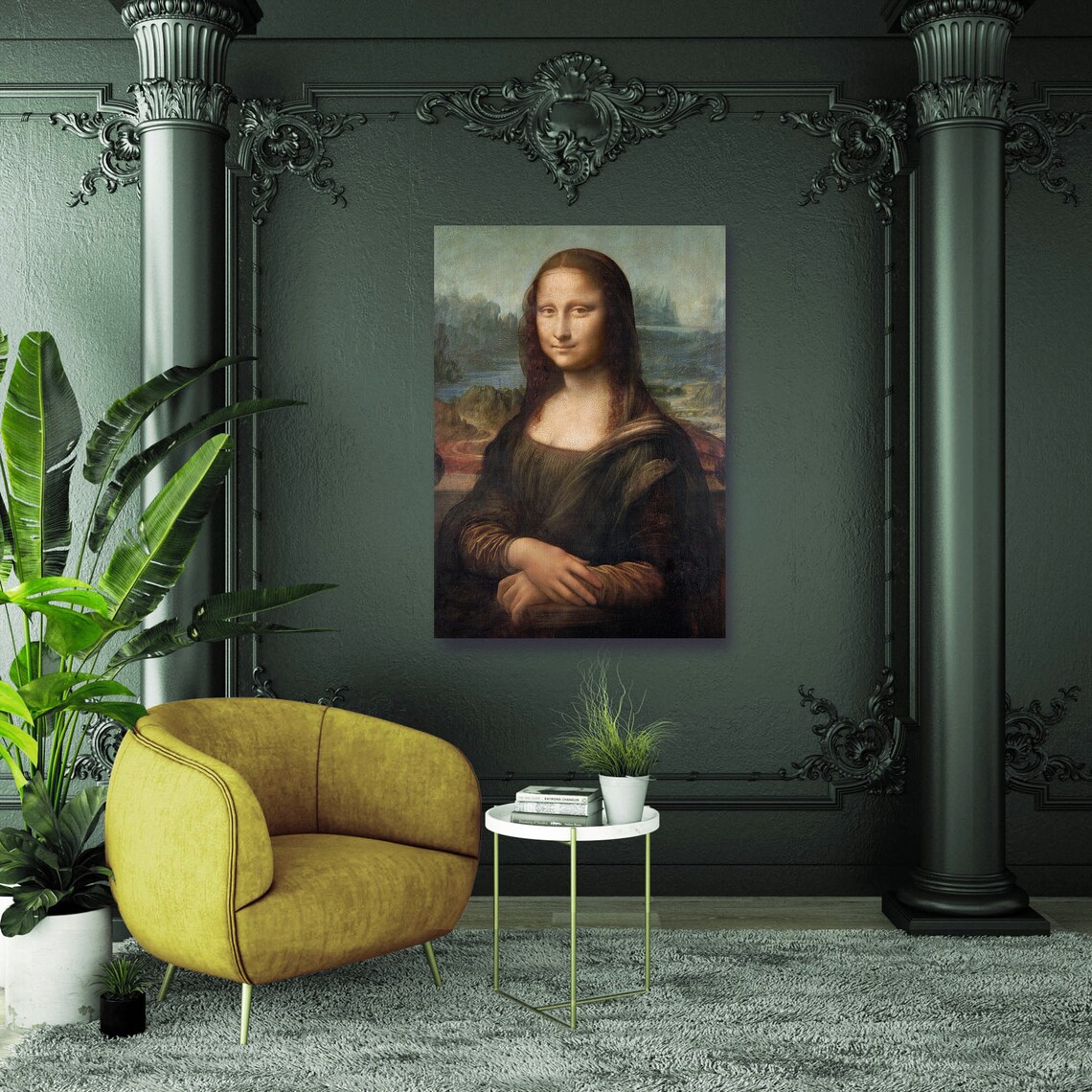 Mona Lisa Poster Leonardo Da Vinci Print - Etsy