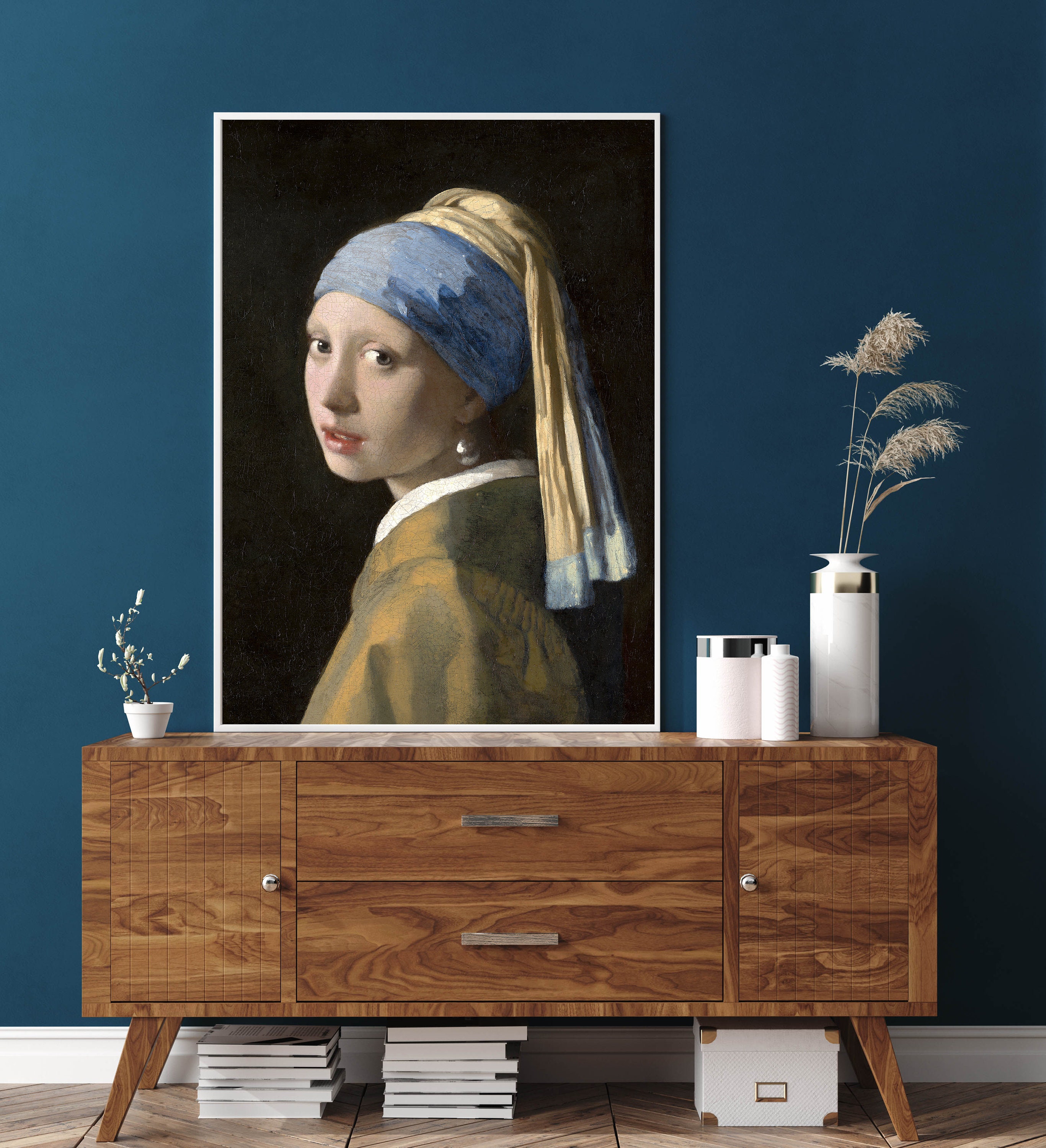 Girl With a Pearl Earring Poster Vermeer Print Dutch Art - Etsy