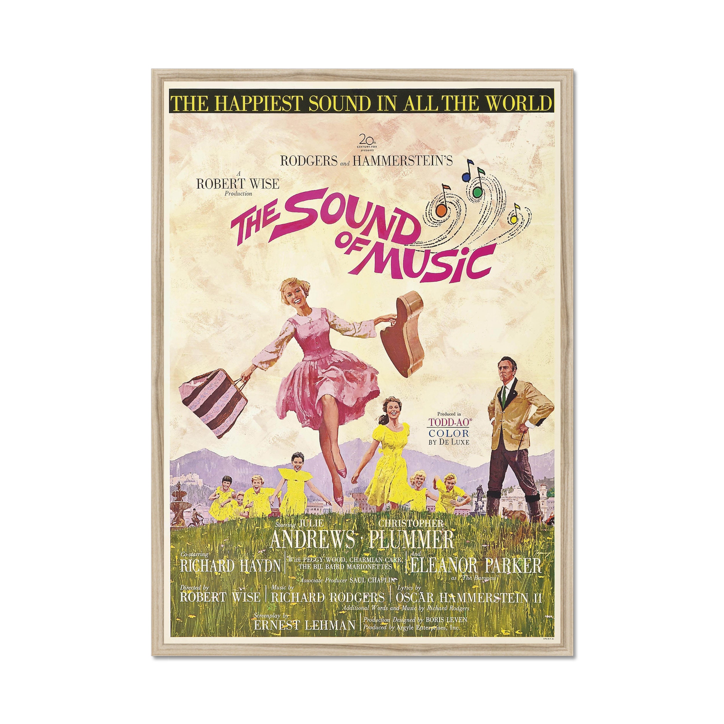 The Sound of Music Movie Poster Musical Movie Print - Etsy Australia