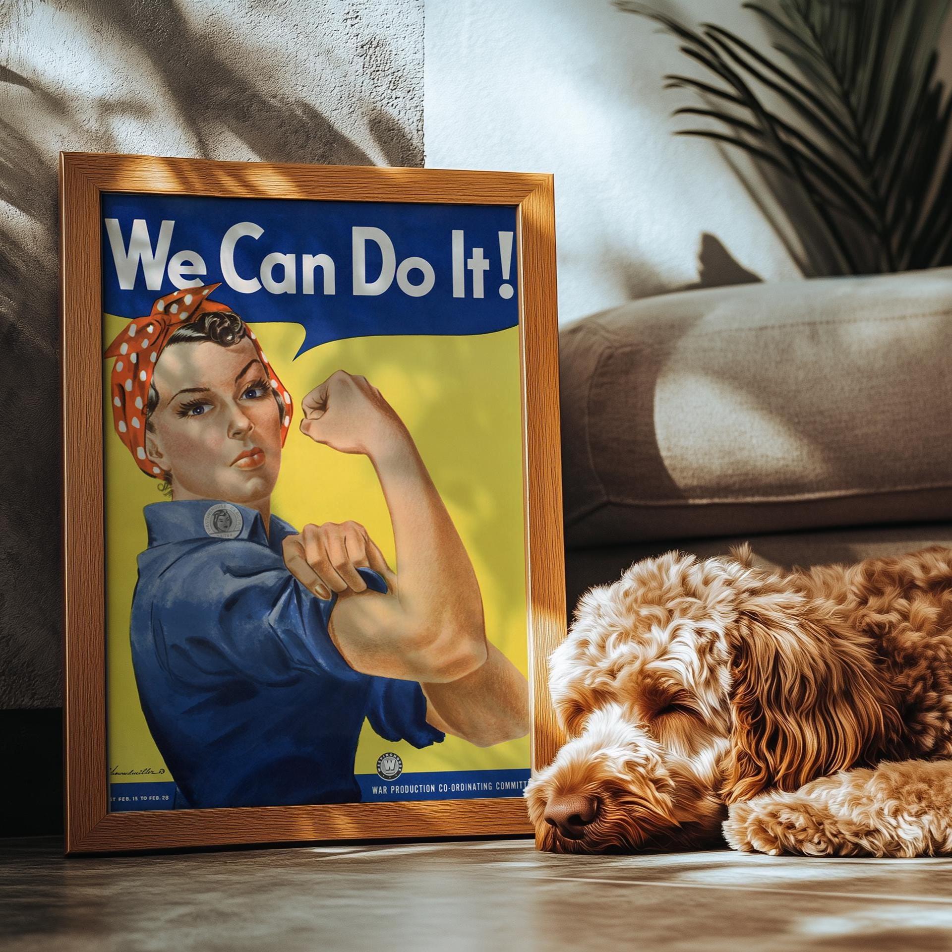 We Can Do It Poster, Iconic Print - Etsy