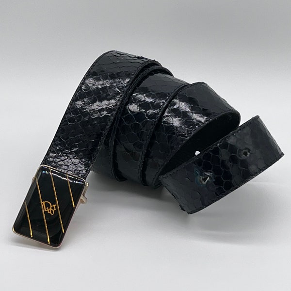 Snake Skin Belt - Etsy