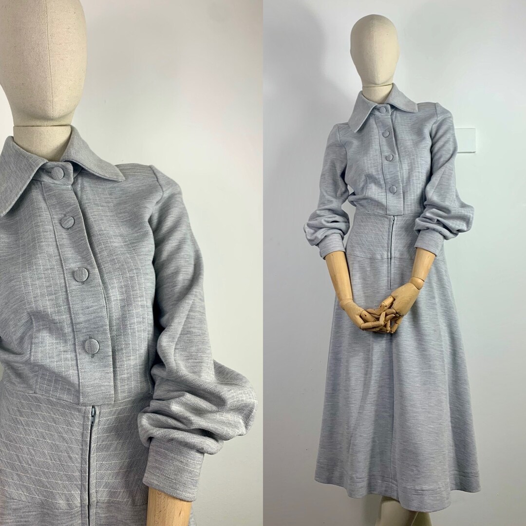 Jean Varon 70s Shirt Dress/ Vintage Jean Varon Collared Dress - Etsy