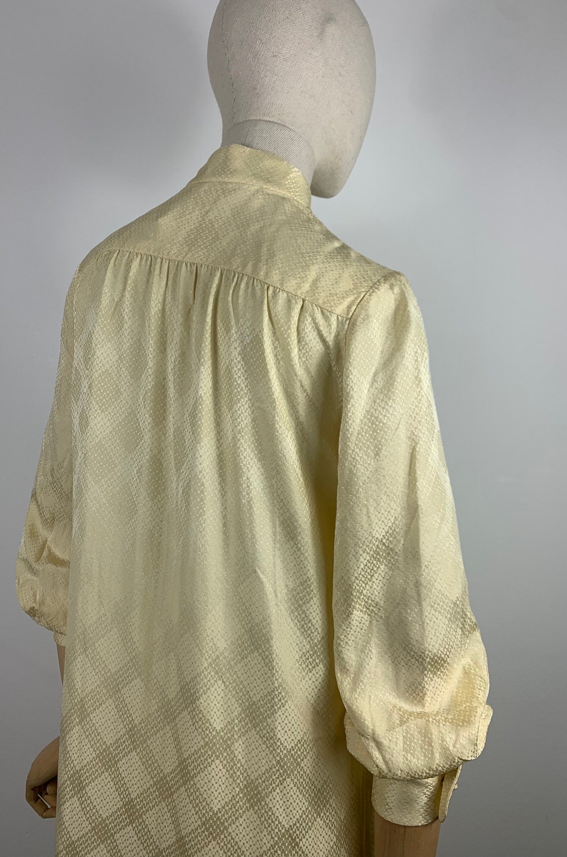 Neiman Marcus 50s Silk Mandarin Gown/ Vintage Cheongsam Tunic Dress - Etsy