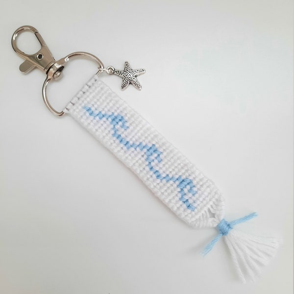 Preppy Keychain - Etsy