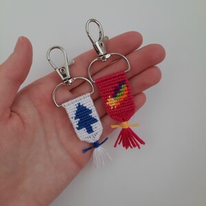 Gravity Falls Keychain Set, Dipper and Mabel Symbols, Pines Twins Best ...