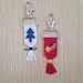Gravity Falls Keychain Set, Dipper and Mabel Symbols, Pines Twins Best ...
