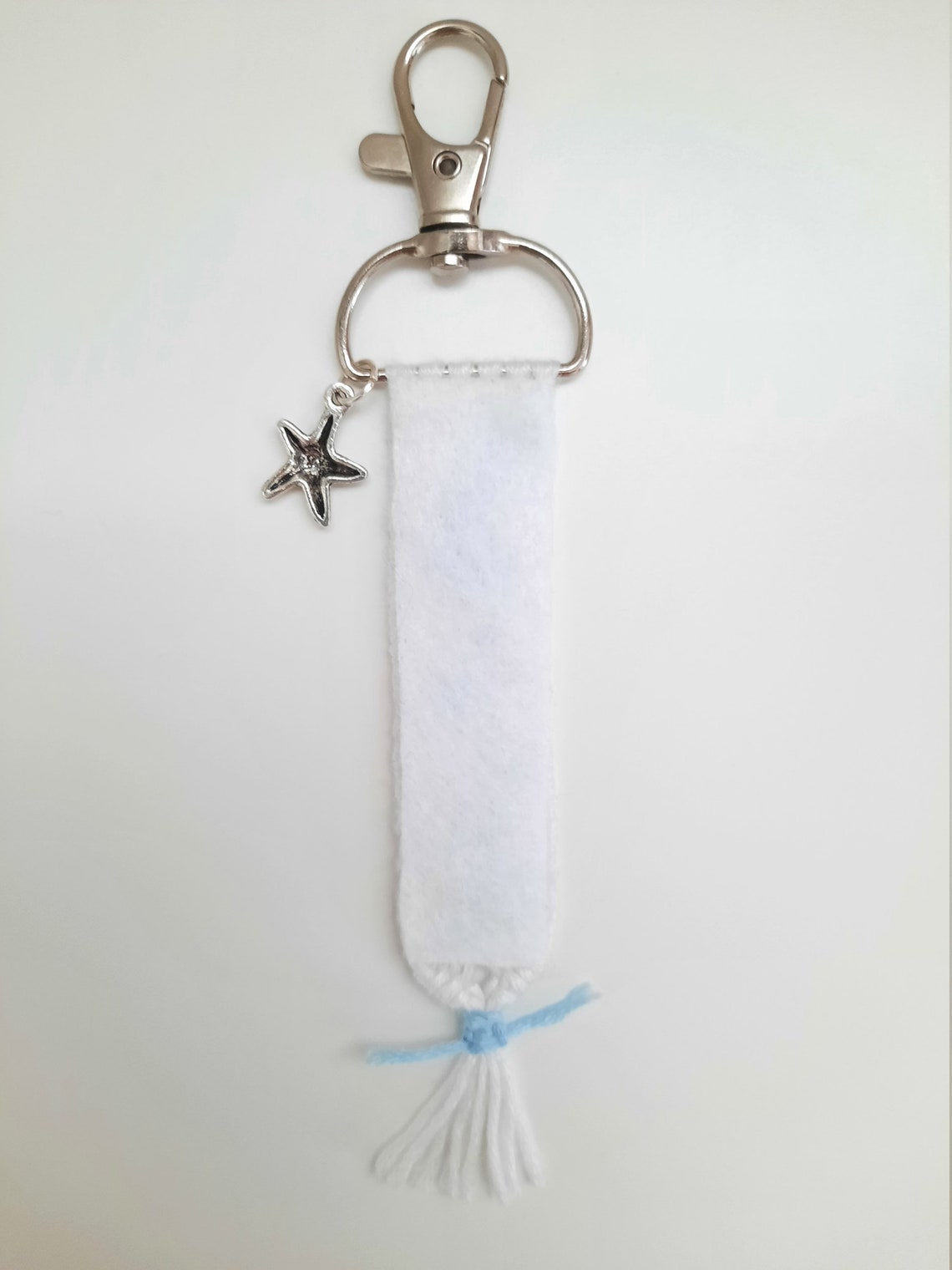 Ocean Wave Keychain With Starfish Charm Aesthetic Pura Vida & - Etsy