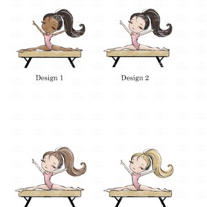 Personalised Gymnastics Card, Gym, Dance, Ballet, Birthday Card, Exam ...