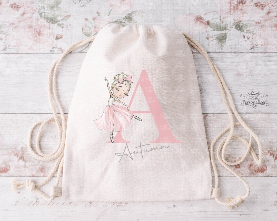 Personalised Dance Bag Ballet Bag for Girls Ballerina Pump - Etsy