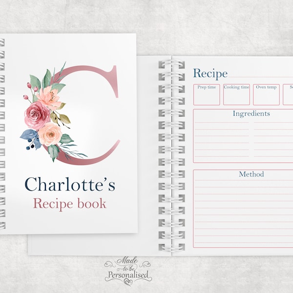 Custom Recipe Book - Etsy