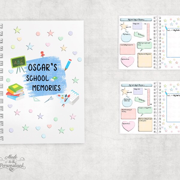 School Notebook - Etsy