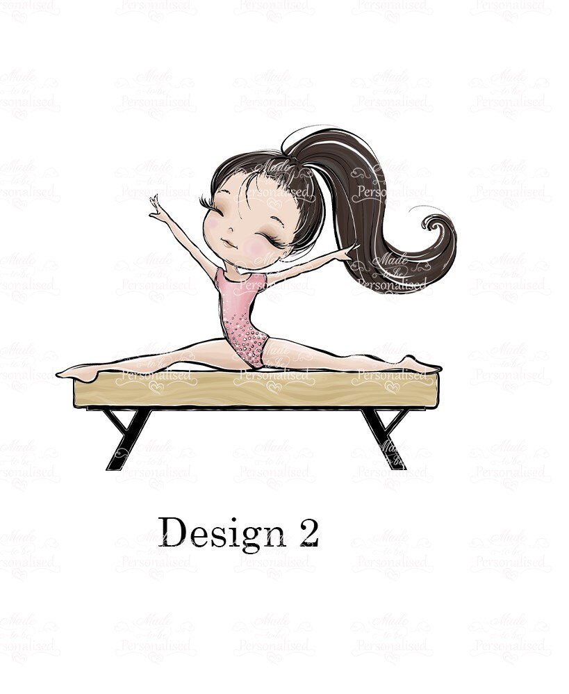 Personalised Gymnastics Card, Gym, Dance, Ballet, Birthday Card, Exam ...