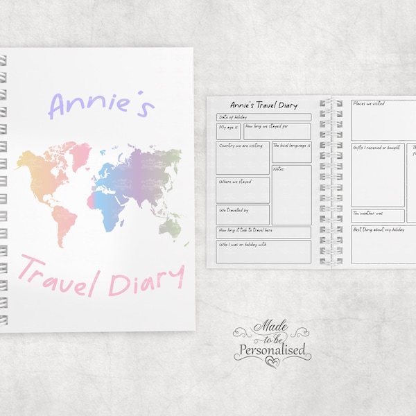 Travel Journal - Etsy