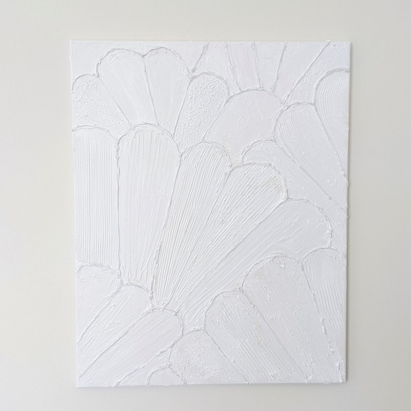 Shell Art on Canvas - Etsy