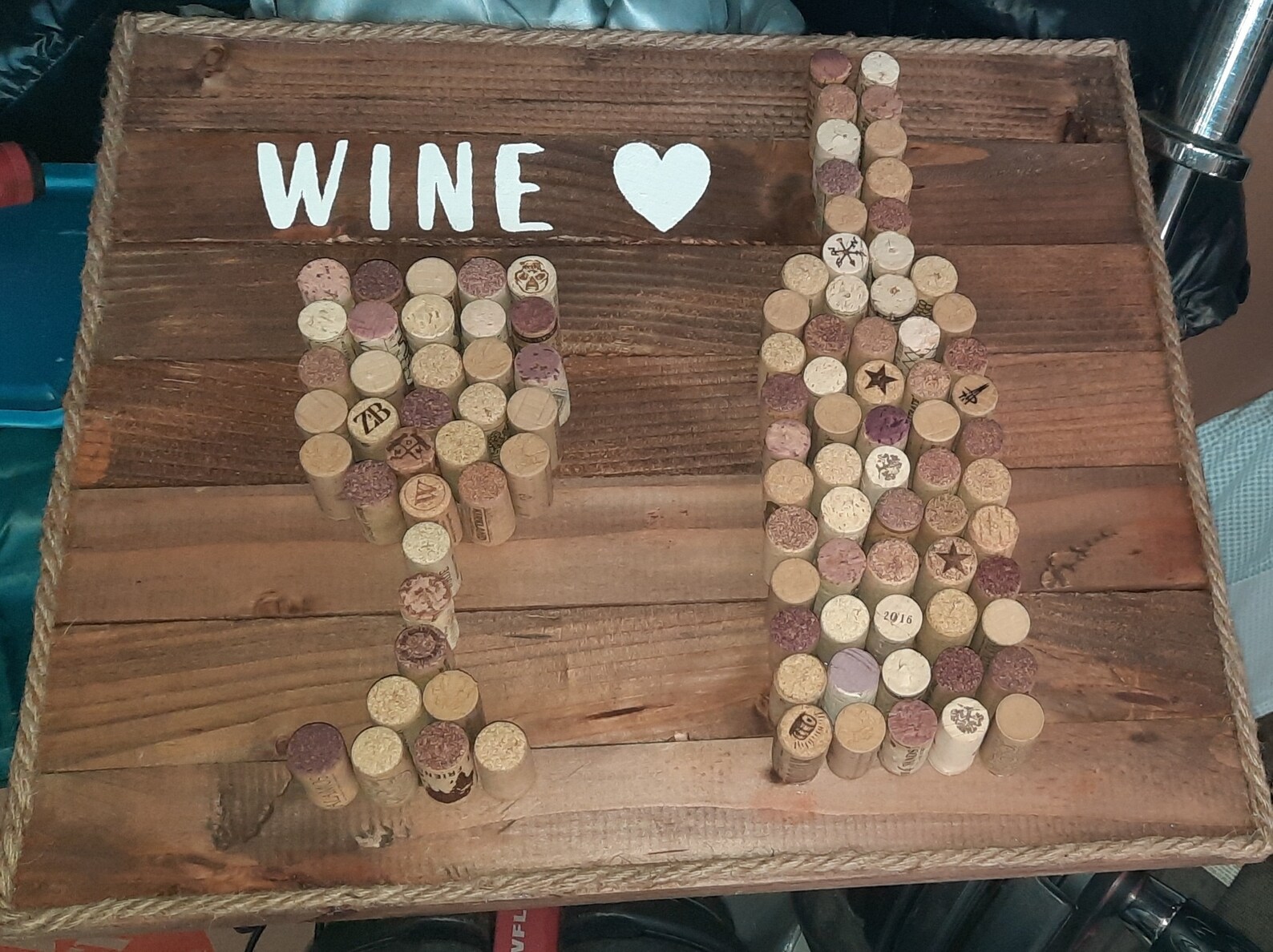 Wine Lovers Sign, Wine Lovers, Wine Cork Art, Wine Cork Sign, Wall Art ...