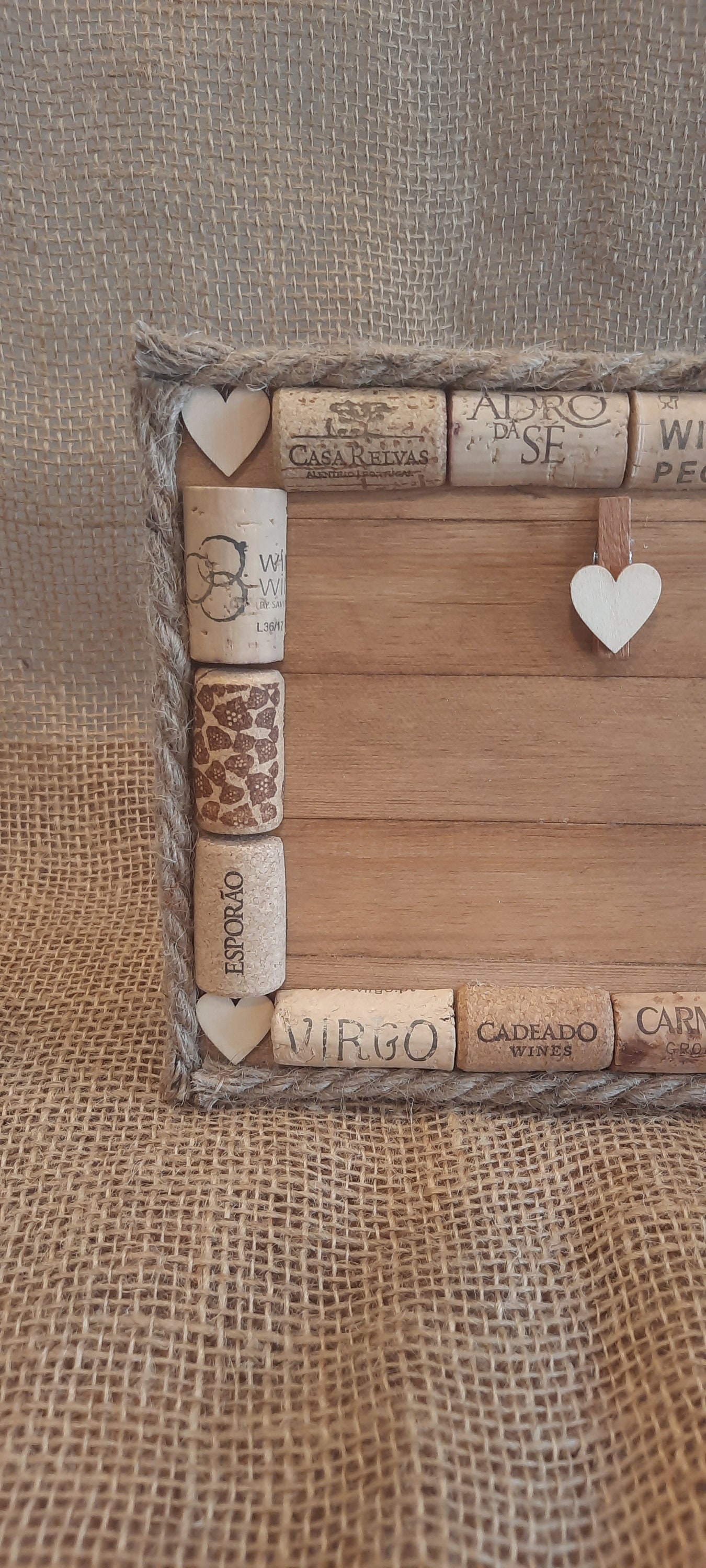 Wine Cork Picture Frame Set, Wine Decor, Wine Lovers, Wine Picture ...
