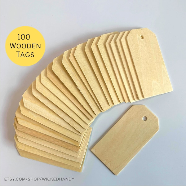 Wood Tags - Etsy