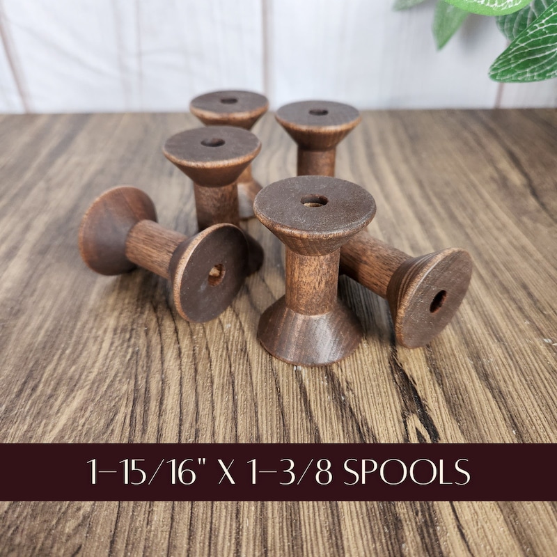 Wooden Spools - Etsy