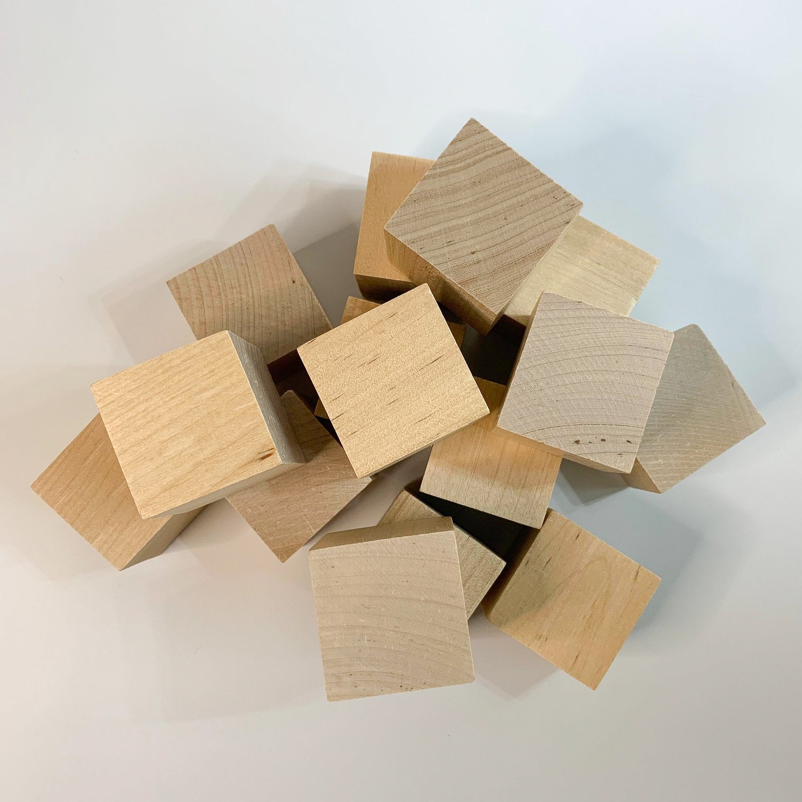 1.5 Inch Wood Blocks Bulk Wood Crafting Blocks Unfinished - Etsy