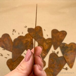 Bulk Rustic Rusty Metal Hearts: DIY Craft Supplies, Ornaments - Etsy