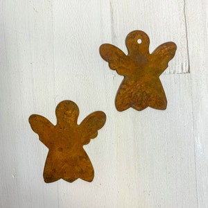 Rusty Metal Angel Primitive Angel Cutout Metal Angel - Etsy